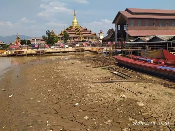 Residents on Inle Lake Struggle as Water Level Drops - Shan Herald ...