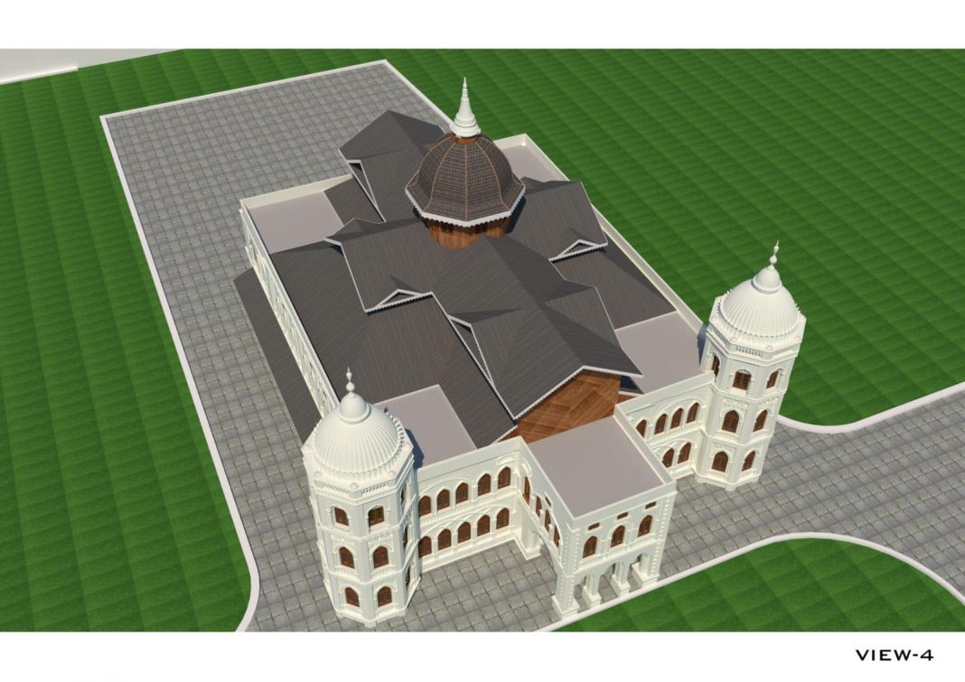 Construction of Shan Palace in Keng Tung, overseen by Military Council ...